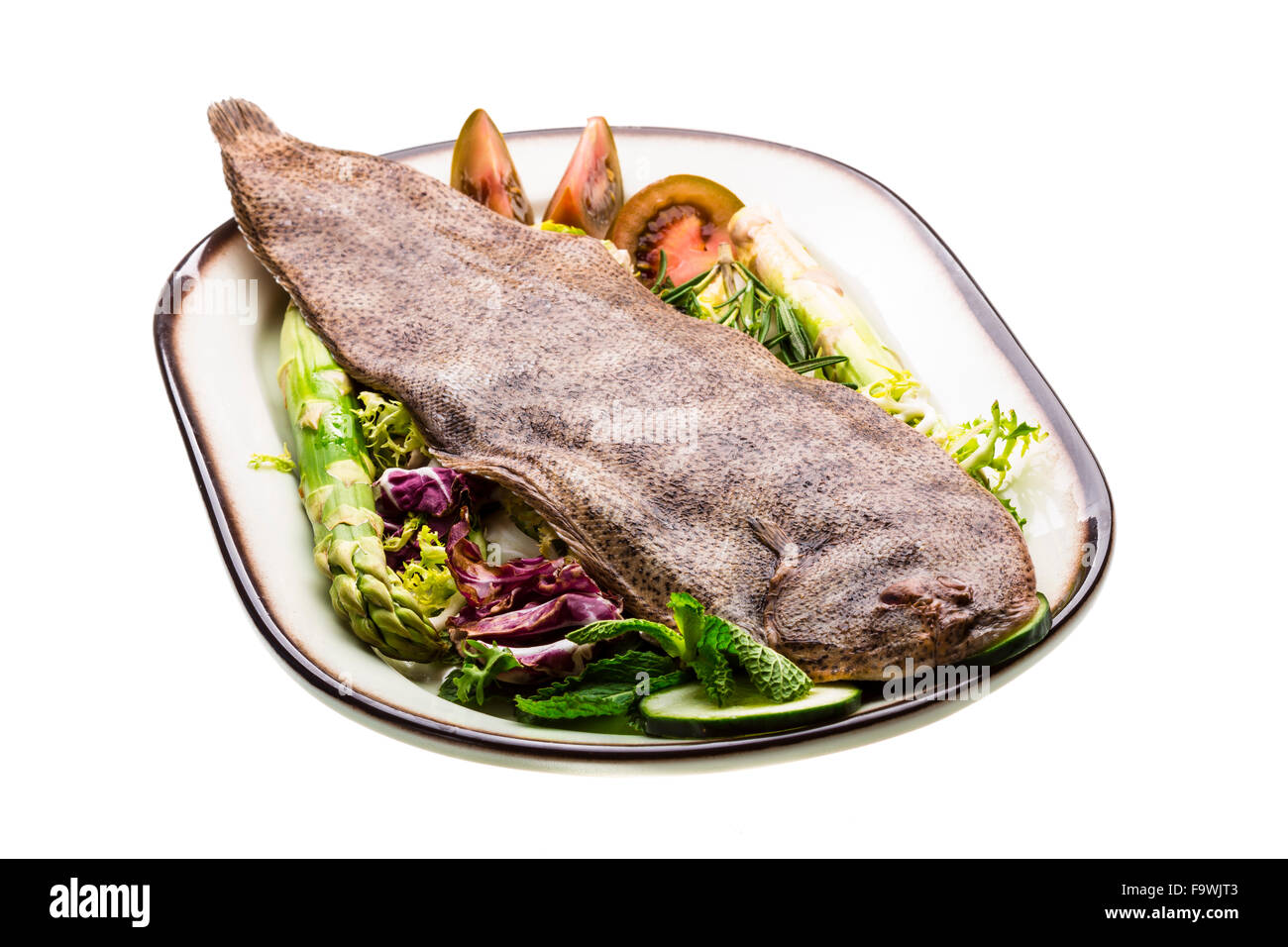Fish Dover sole Stock Photo - Alamy