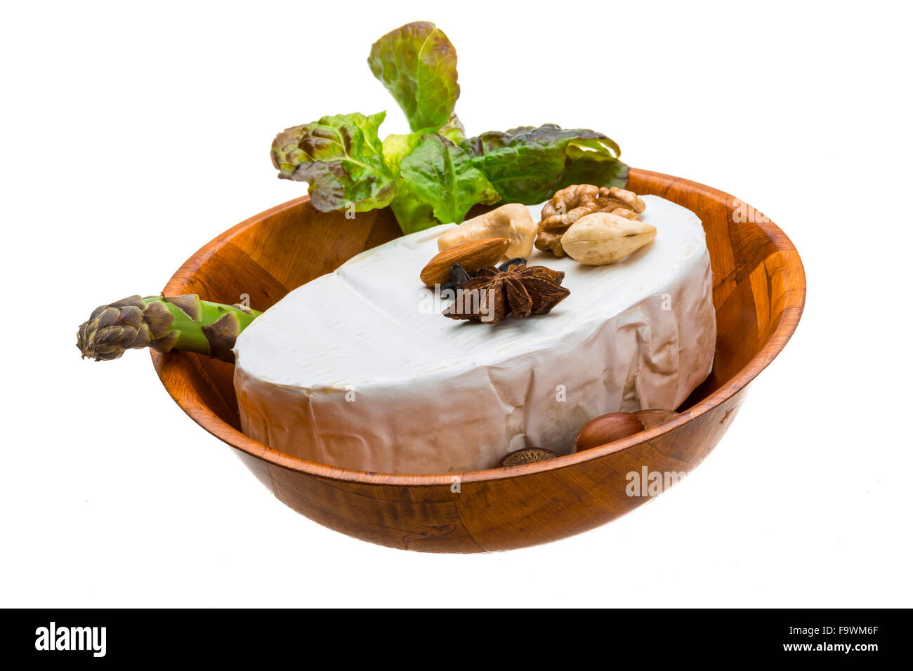 Fresh soft brie cheese Stock Photo - Alamy