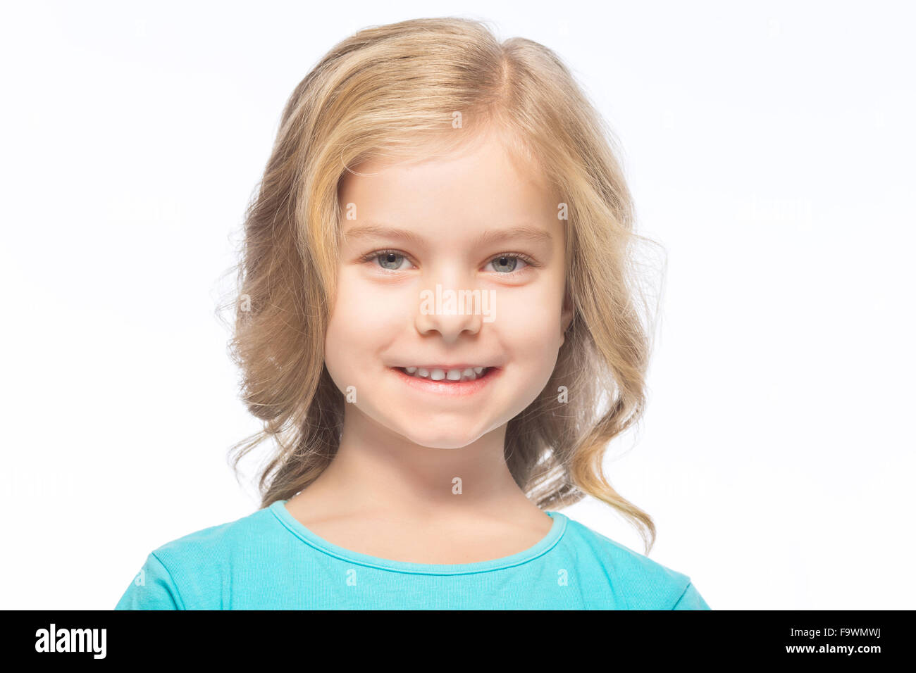 Little girl is smiling Stock Photo - Alamy