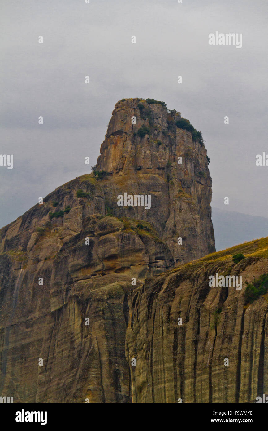 Meteora cliffs and monasteries Stock Photo - Alamy