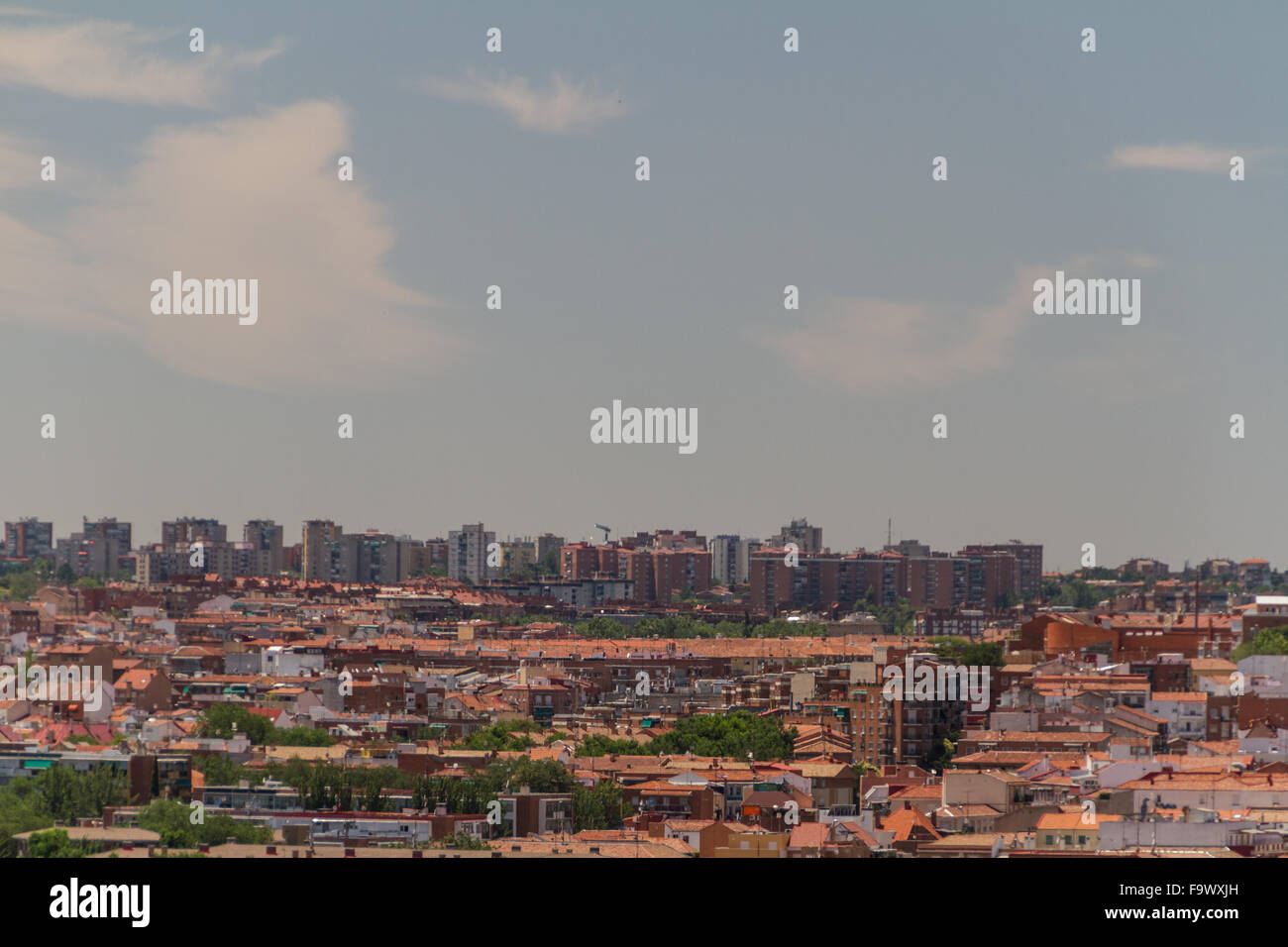Urban landscape, Madrid Stock Photo - Alamy
