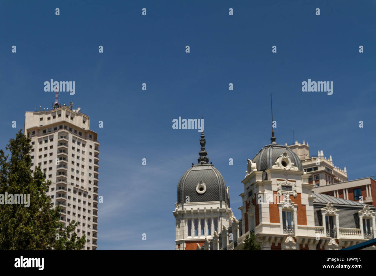 Urban landscape, Madrid Stock Photo - Alamy