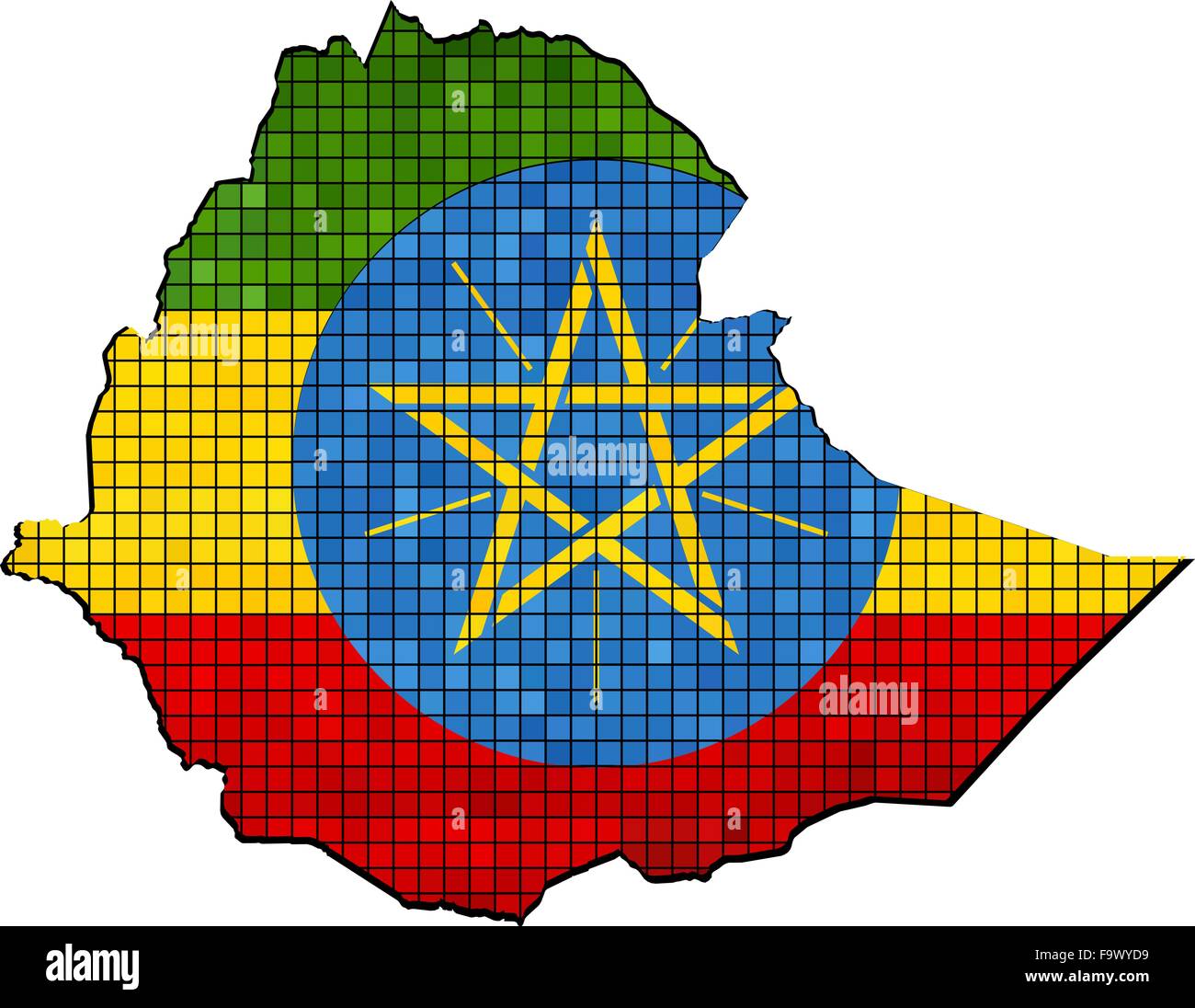 Maps of ethiopia Stock Vector Images - Alamy