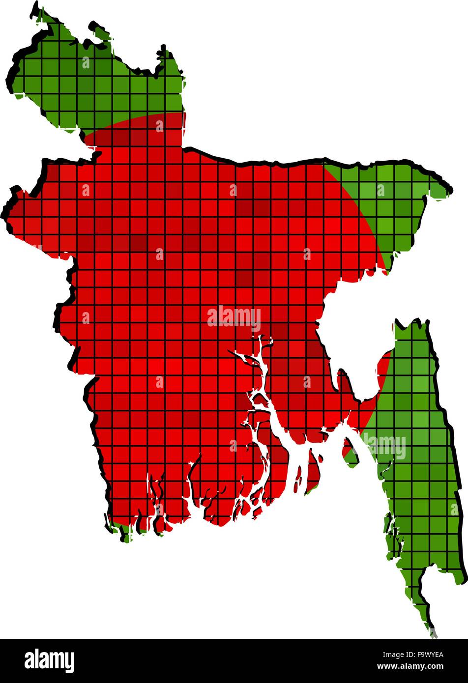 Bangladesh Maps High Resolution Stock Photography and Images - Alamy