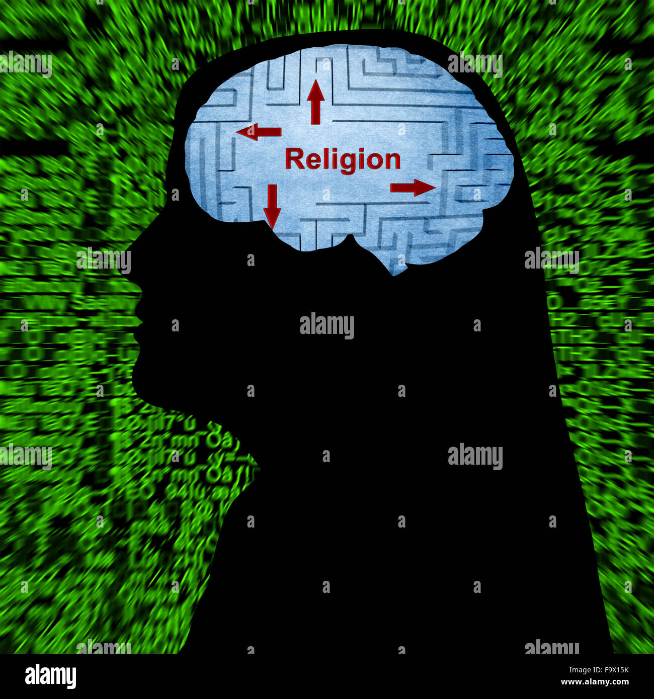 Religion in mind concept Stock Photo - Alamy