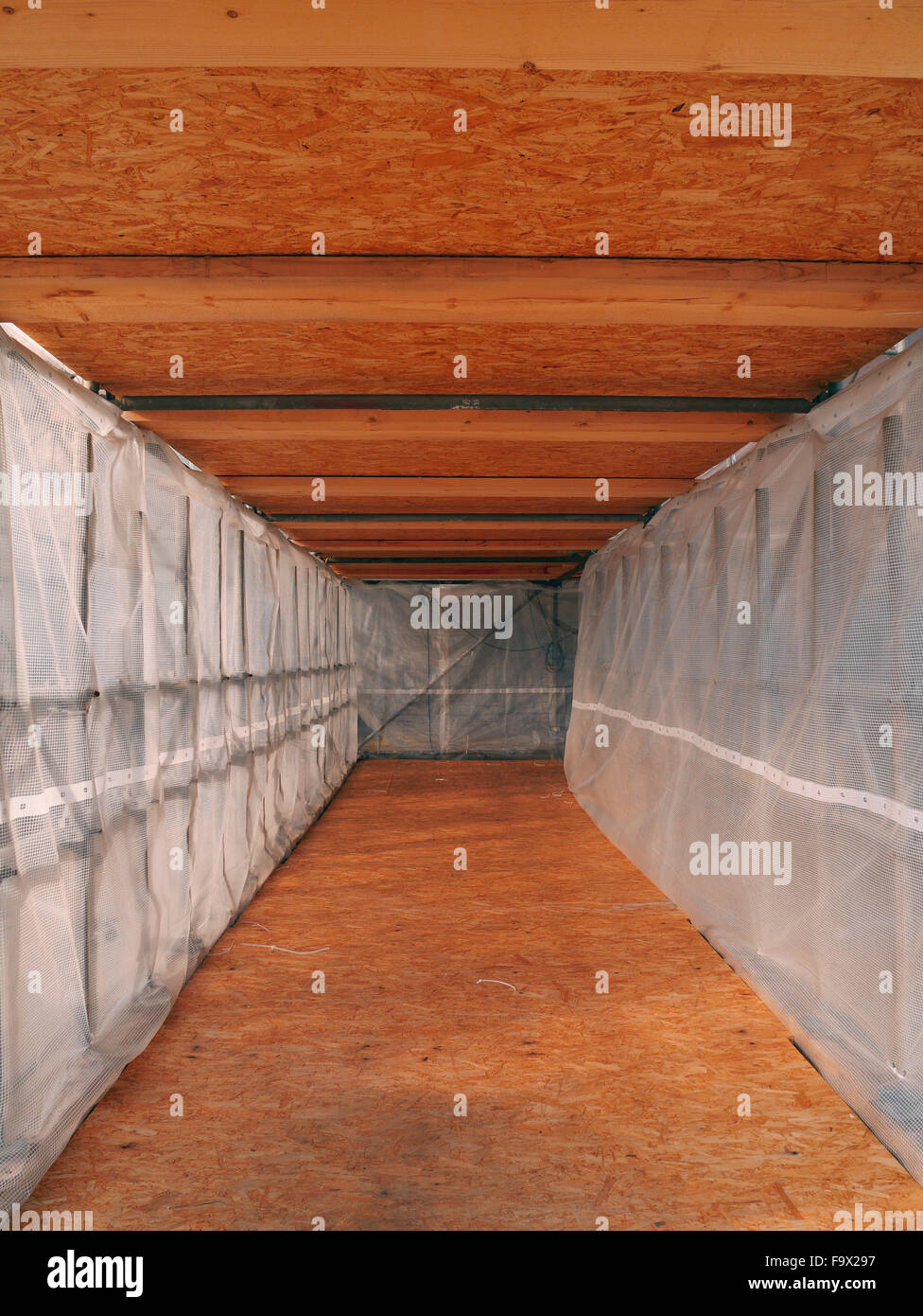 Passageway of construction site hi-res stock photography and images - Alamy