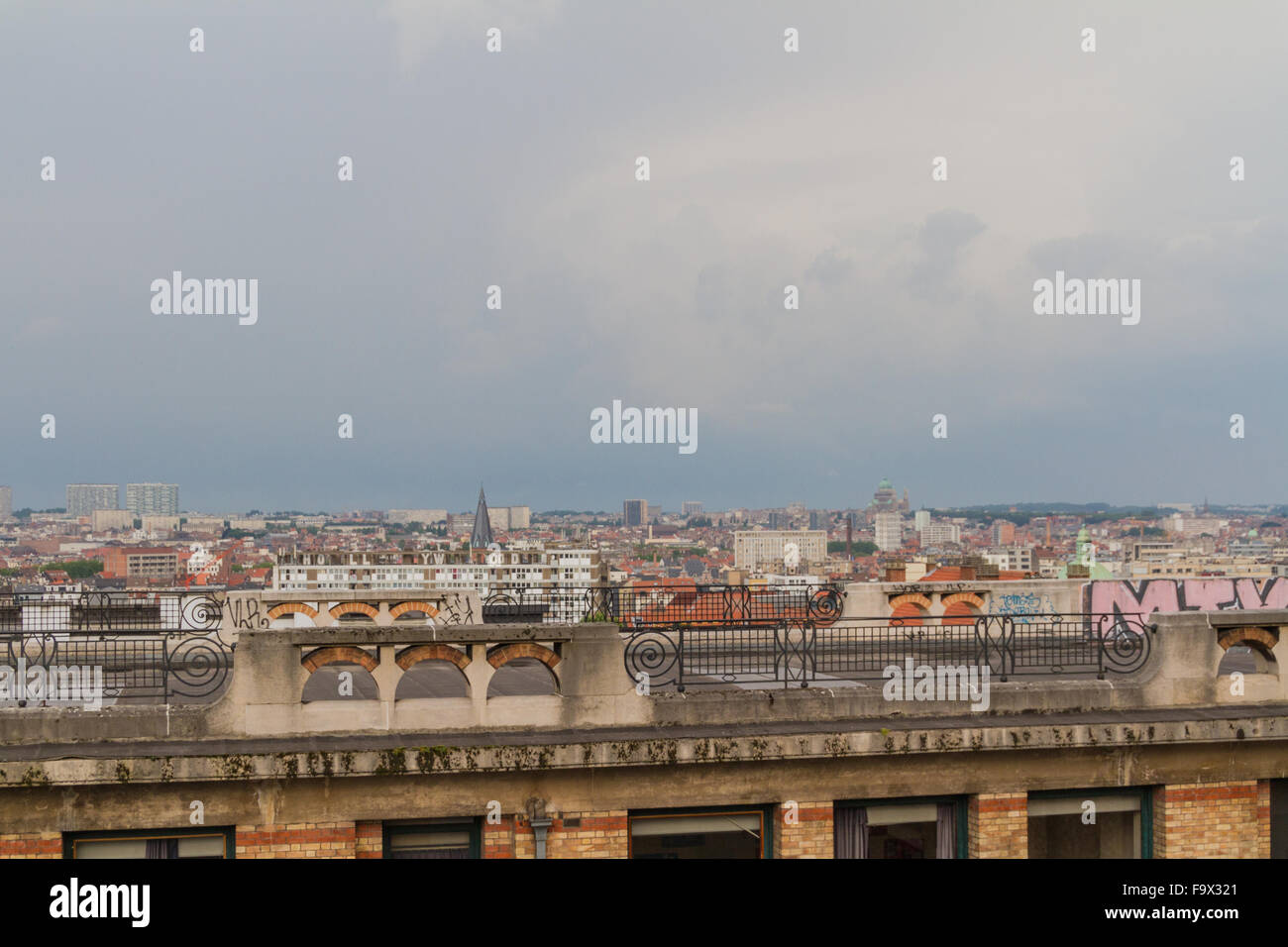 Brussels city view Stock Photo - Alamy