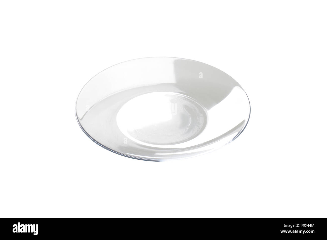Transparent plastic plate Cut Out Stock Images & Pictures - Alamy
