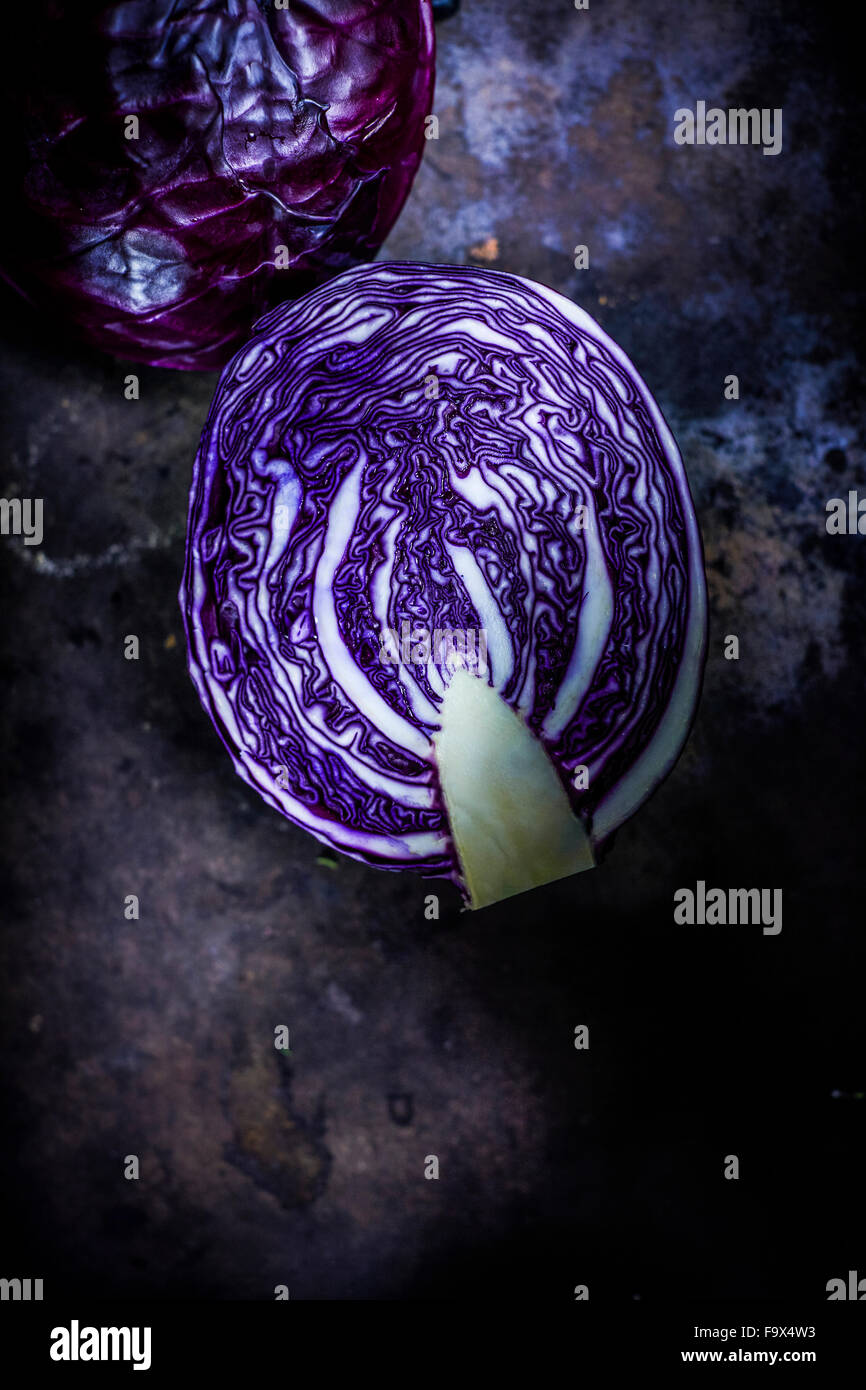 Sliced red cabbage Stock Photo - Alamy Sliced red cabbage Stock Photo - Alamy