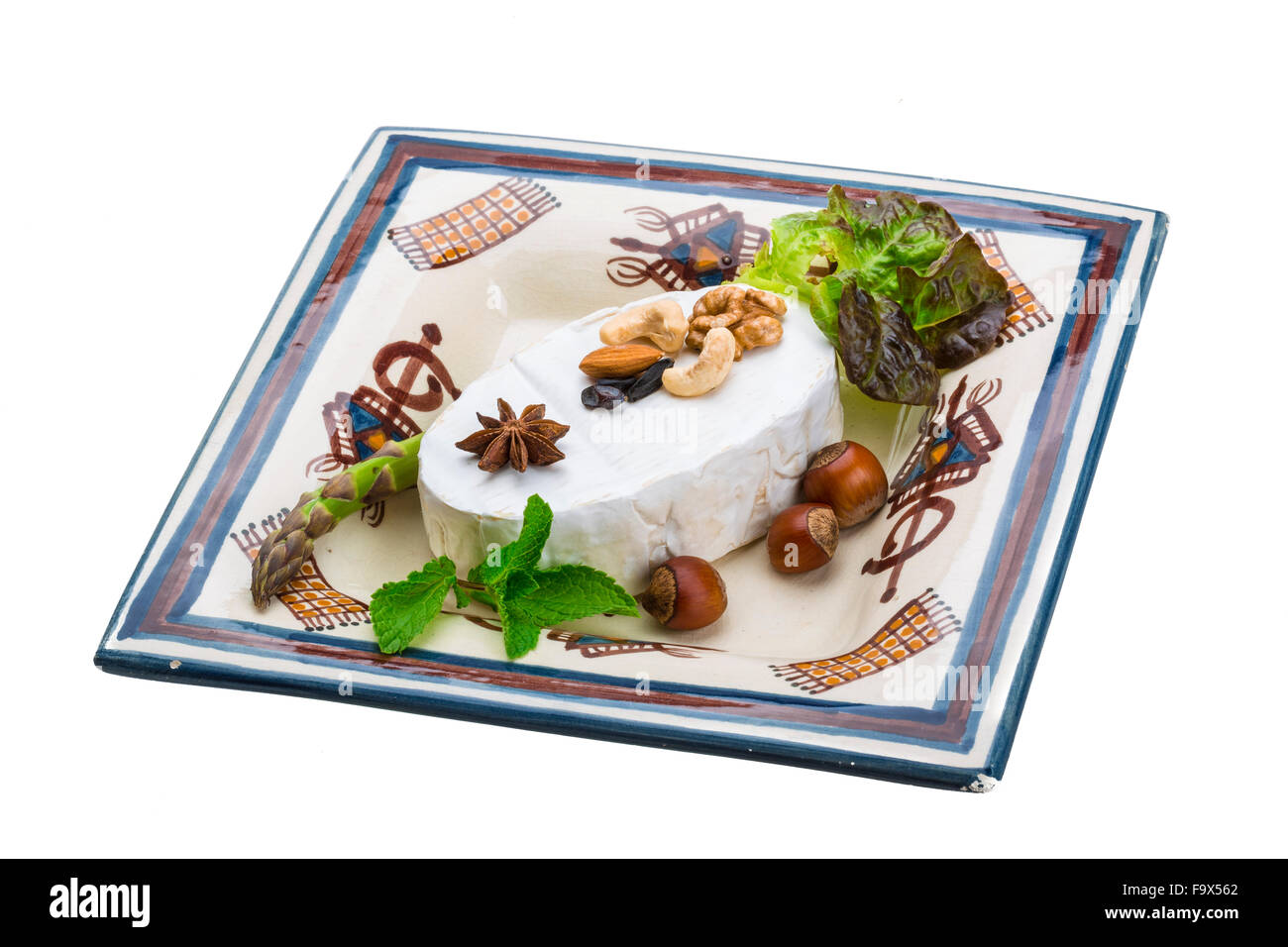 Fresh soft brie cheese Stock Photo - Alamy