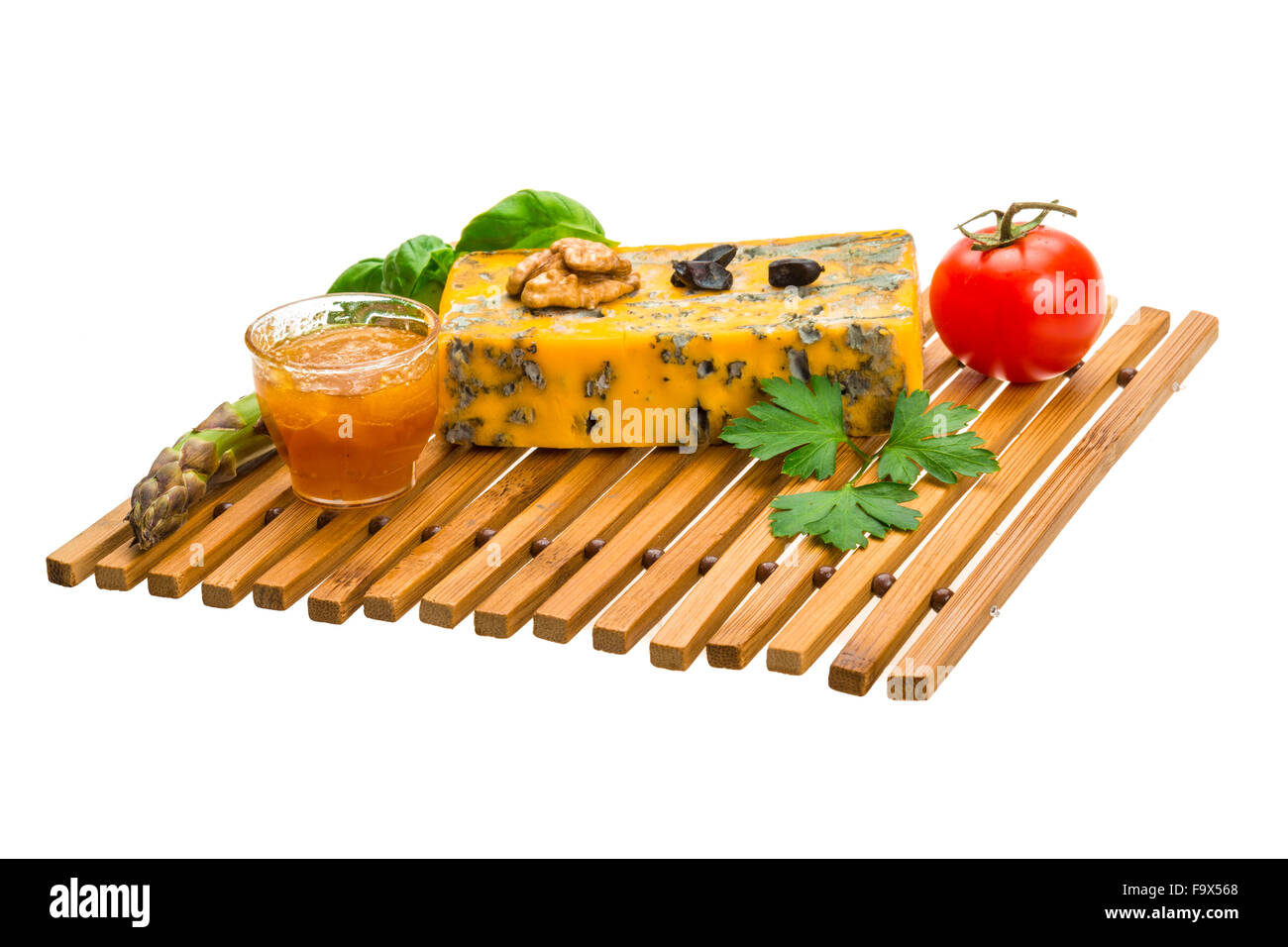 Gold cheese with mould Stock Photo - Alamy