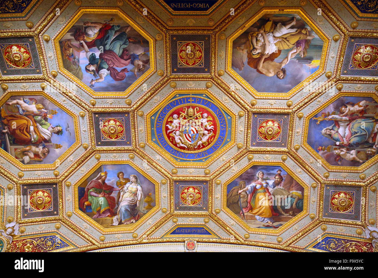 Room of the Immaculate Conception in the Vatican Museum Stock Photo - Alamy