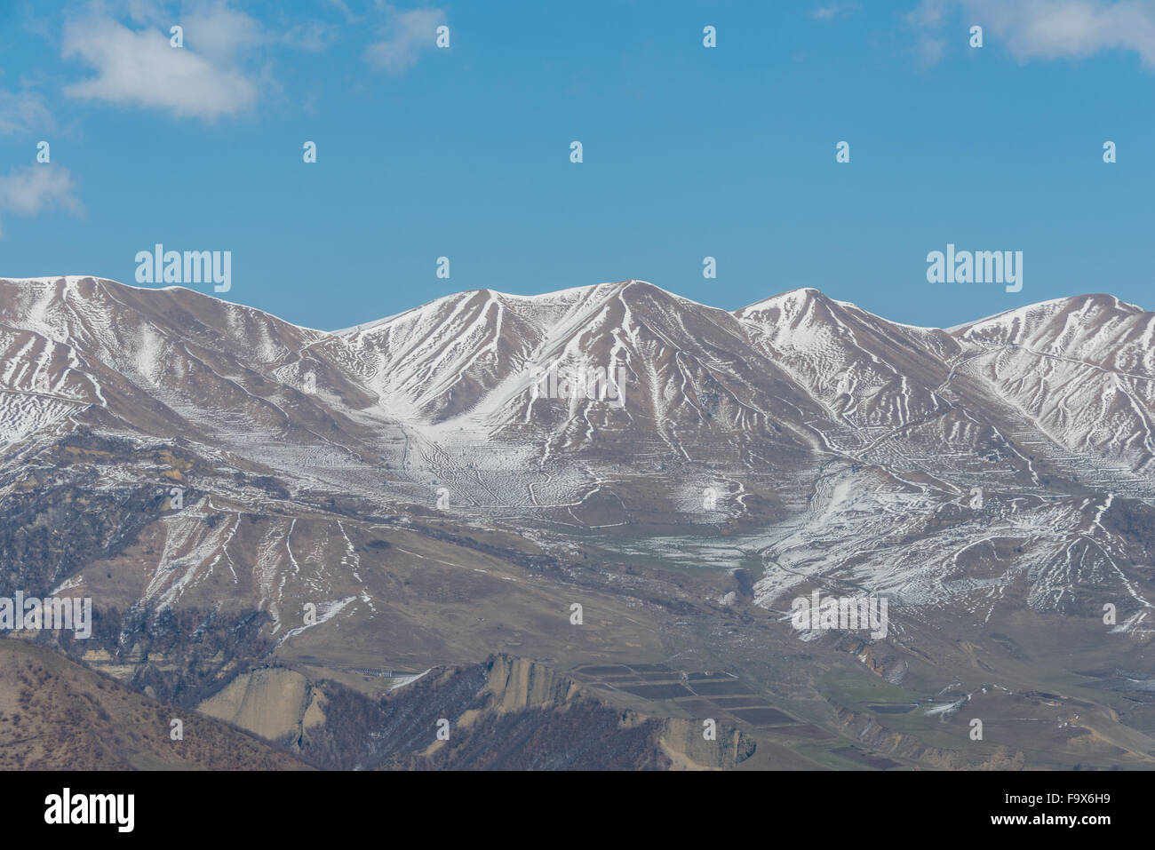 Winter mountains in Qusar region of Azerbaijan Stock Photo - Alamy