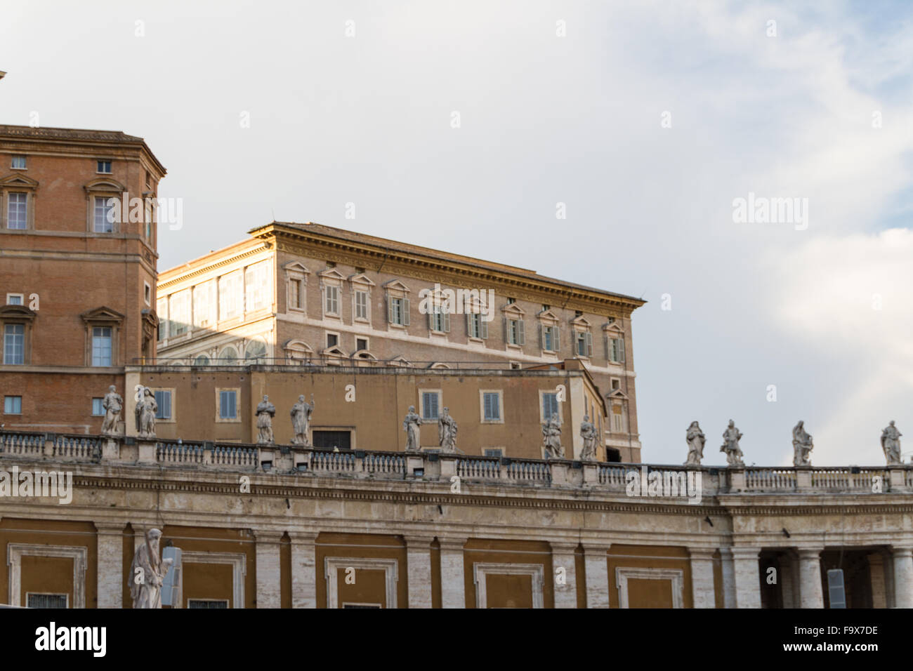 Buildings in Vatican, the Holy See within Rome, Italy. Part of Saint ...