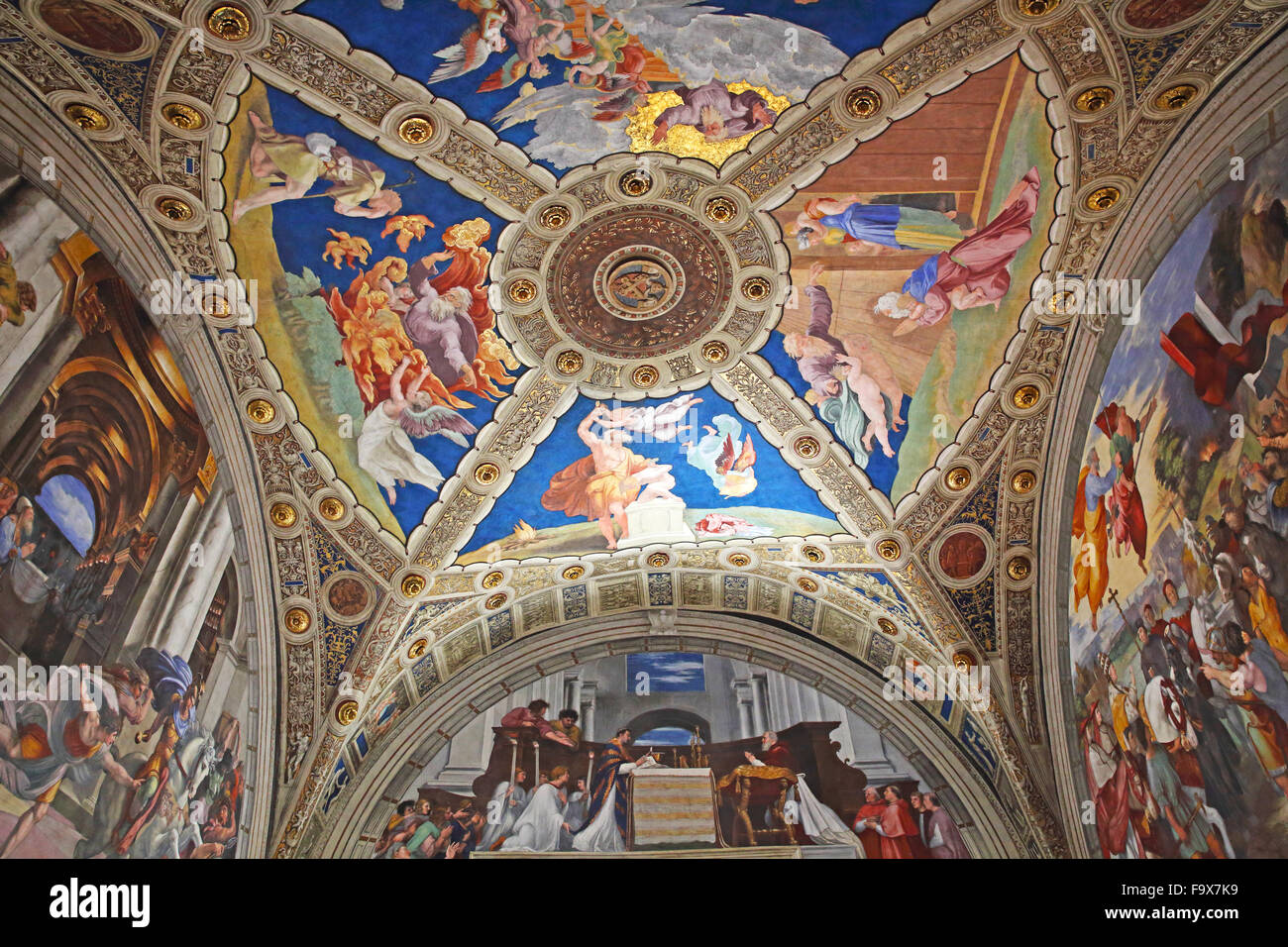 Room of Heliodorus in the Vatican Museum Stock Photo - Alamy