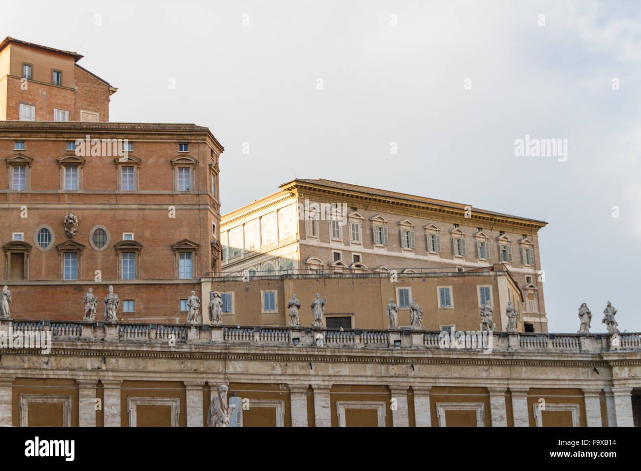 Buildings in Vatican, the Holy See within Rome, Italy. Part of Saint ...