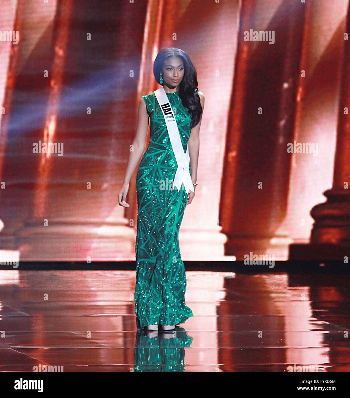 Las Vegas, Nevada, USA. 18th Dec, 2015. Miss Haiti Lisa Drouillard ...
