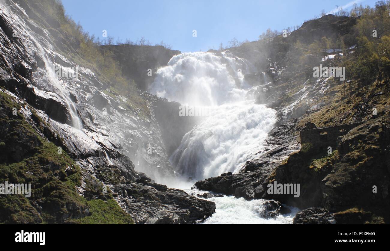 Flam railway waterfall hi-res stock photography and images - Alamy