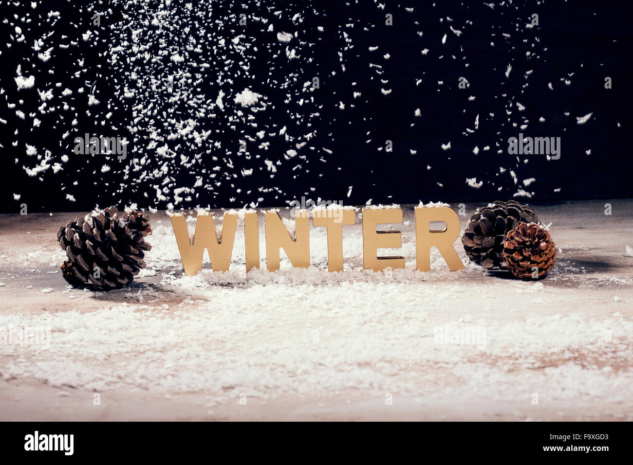 Symbolical picture winter Stock Photo - Alamy