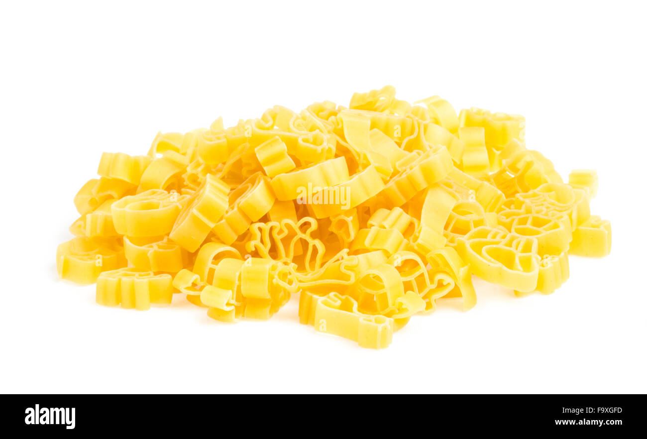 Raw yellow Italian pasta Stock Photo - Alamy