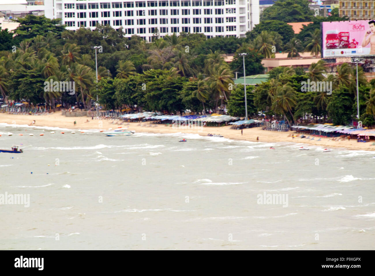 PATTAYA - SEPTEMBER 10 : Pattaya-city birds view September 10, 2011 in ...
