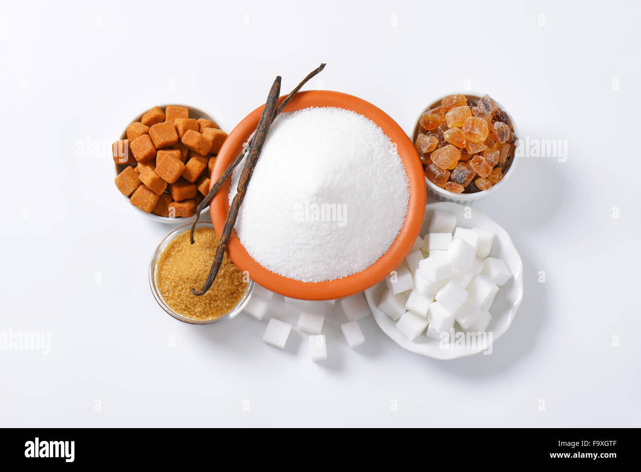 Sugar lumps above hi-res stock photography and images - Alamy