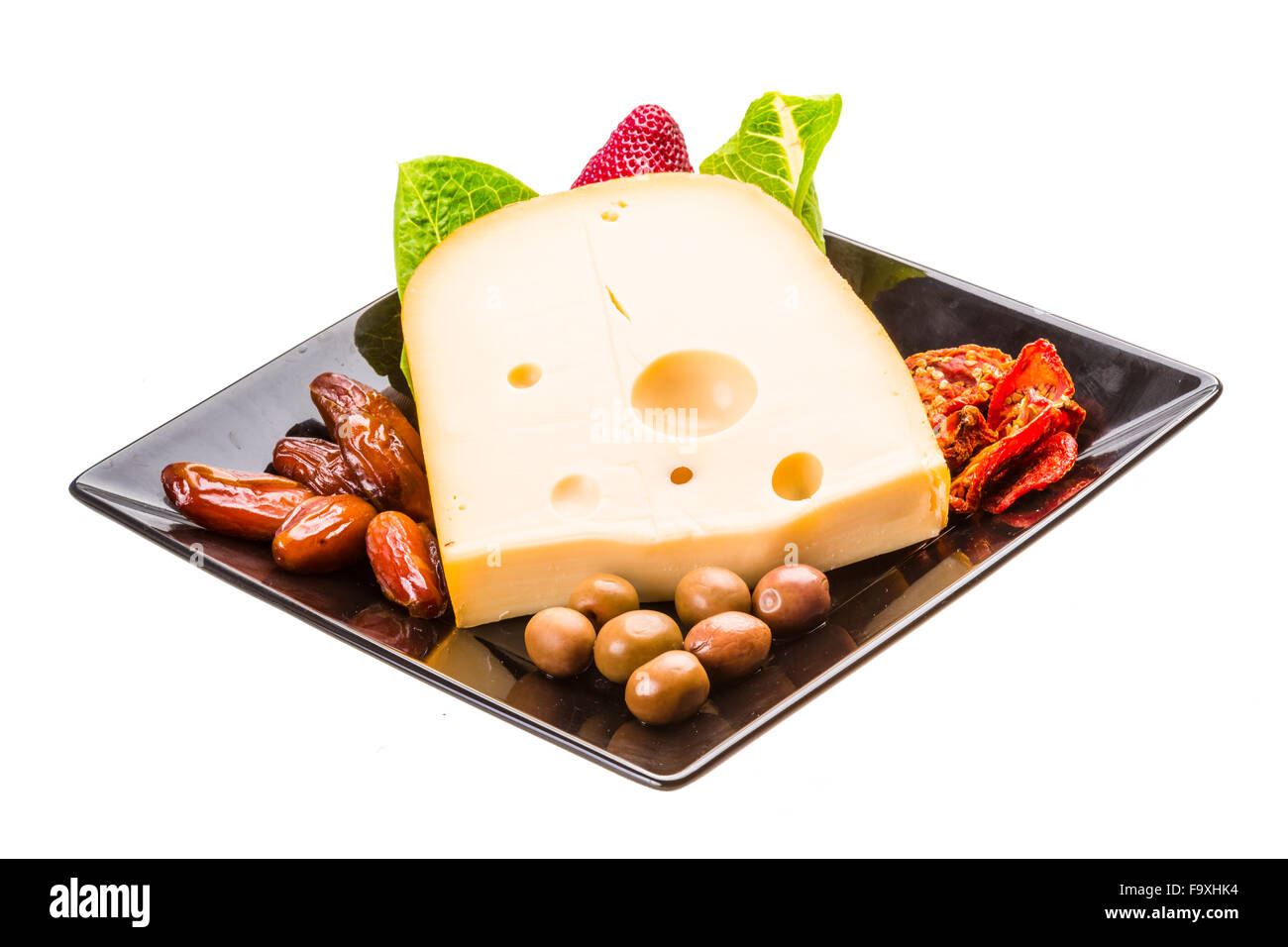 Yellow ripe cheese Stock Photo - Alamy