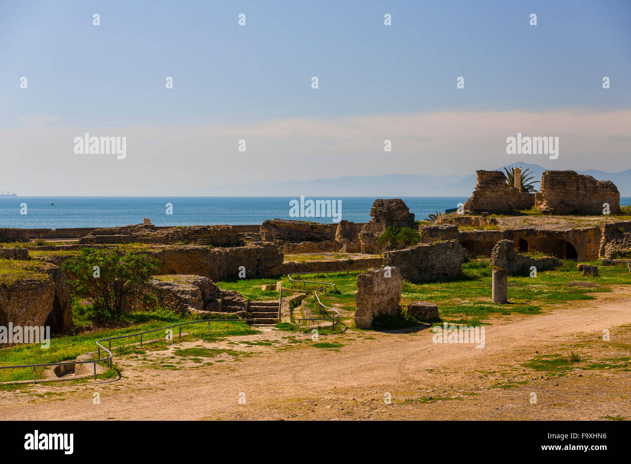 Old Carthage ruins in Tunisia Stock Photo - Alamy
