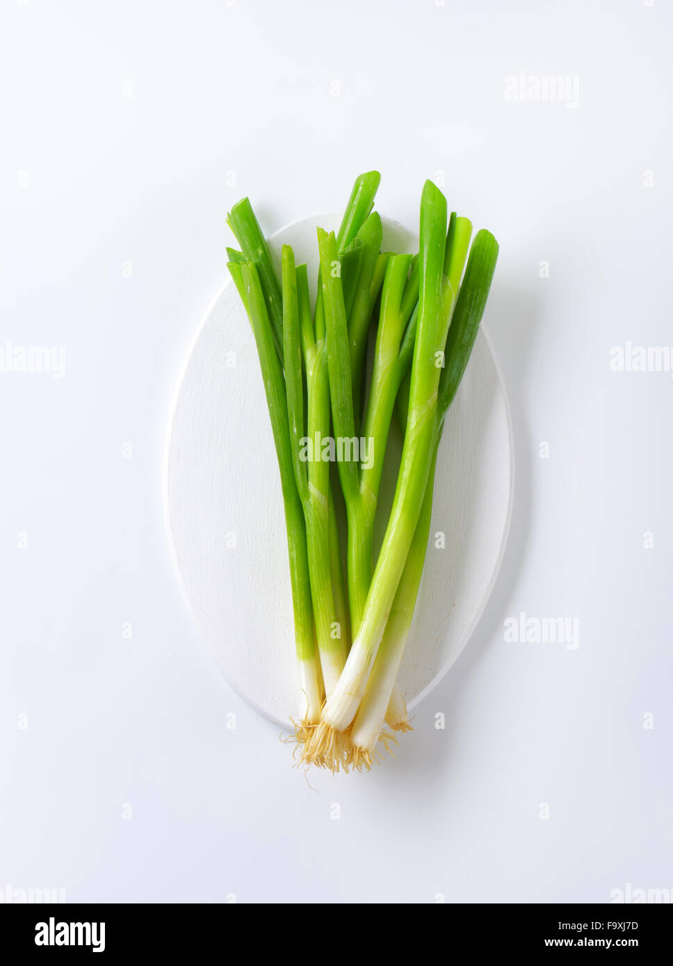Bundle of fresh spring onions Stock Photo - Alamy