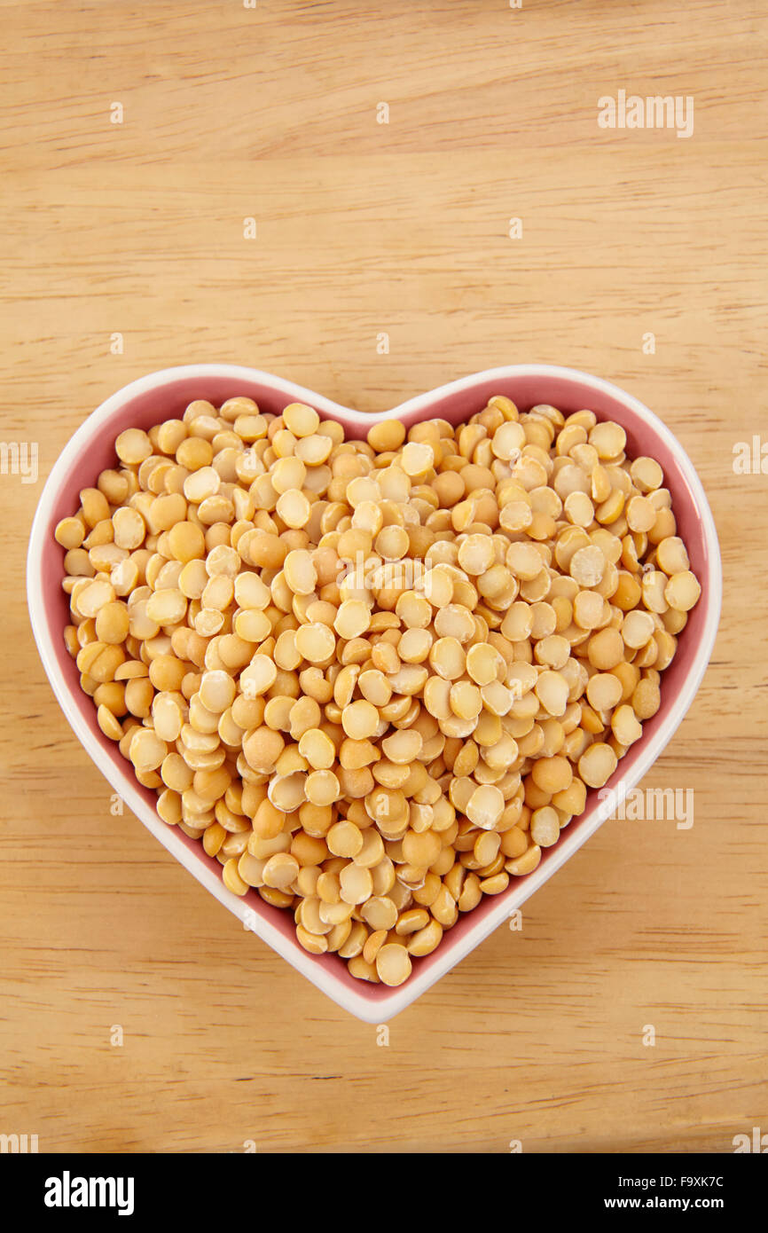 Yellow lentils in white hi-res stock photography and images - Alamy