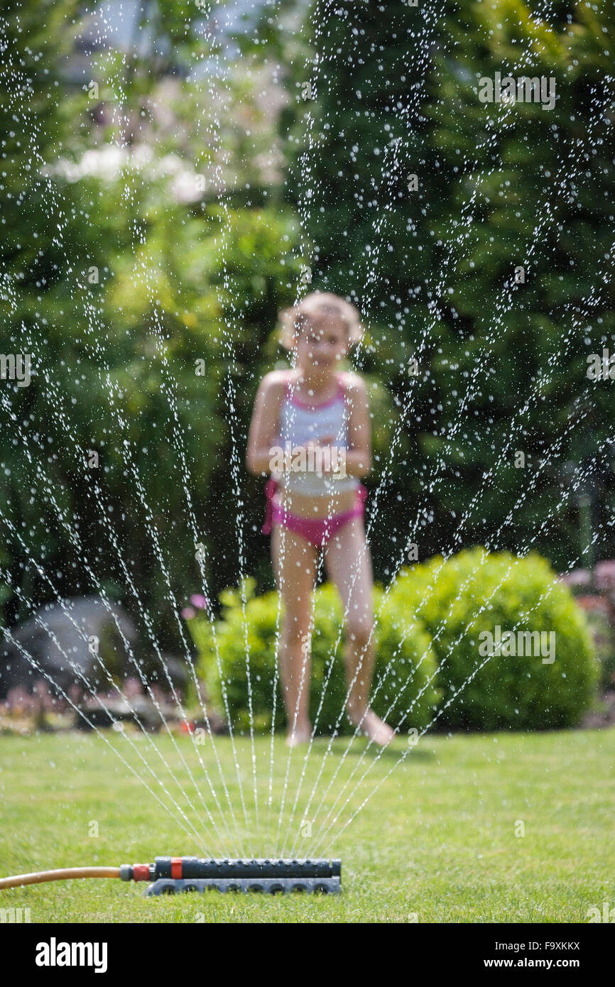 Sprinkler in use hi-res stock photography and images - Alamy