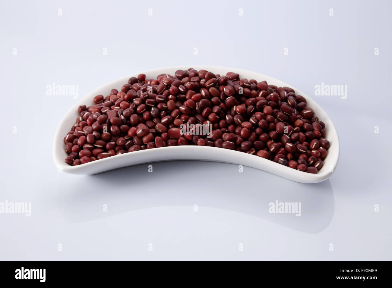red bean on the white background Stock Photo - Alamy