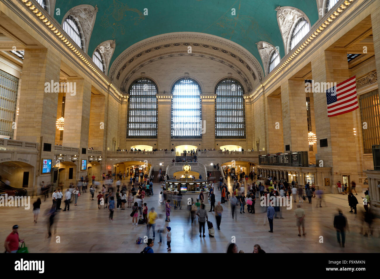 The main concourse of Grand Central Terminal, New York City, USA Stock ...