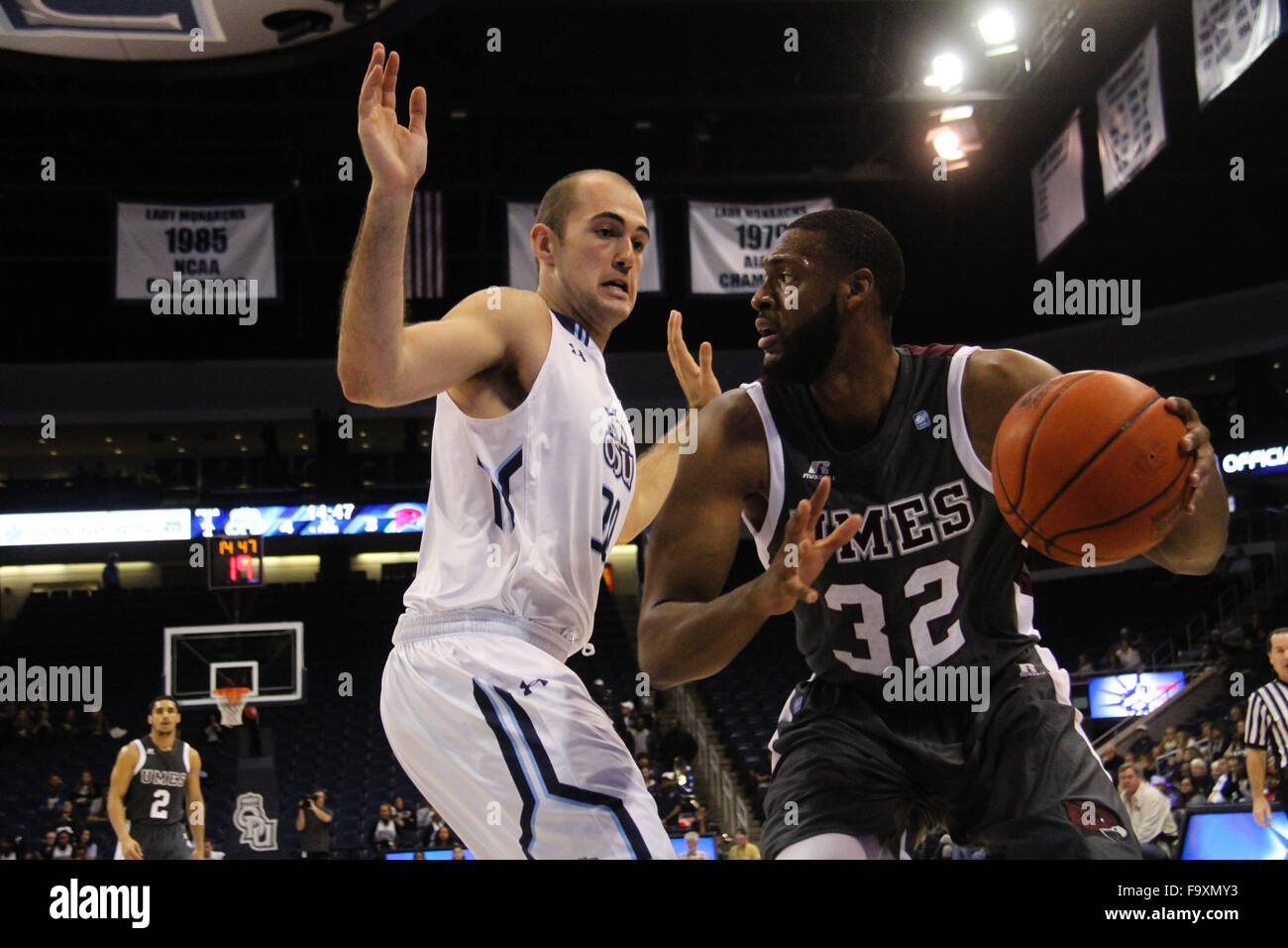 Norfolk, VA, USA. 18th Dec, 2015. Maryland-Eastern Shore Hawks forward ...