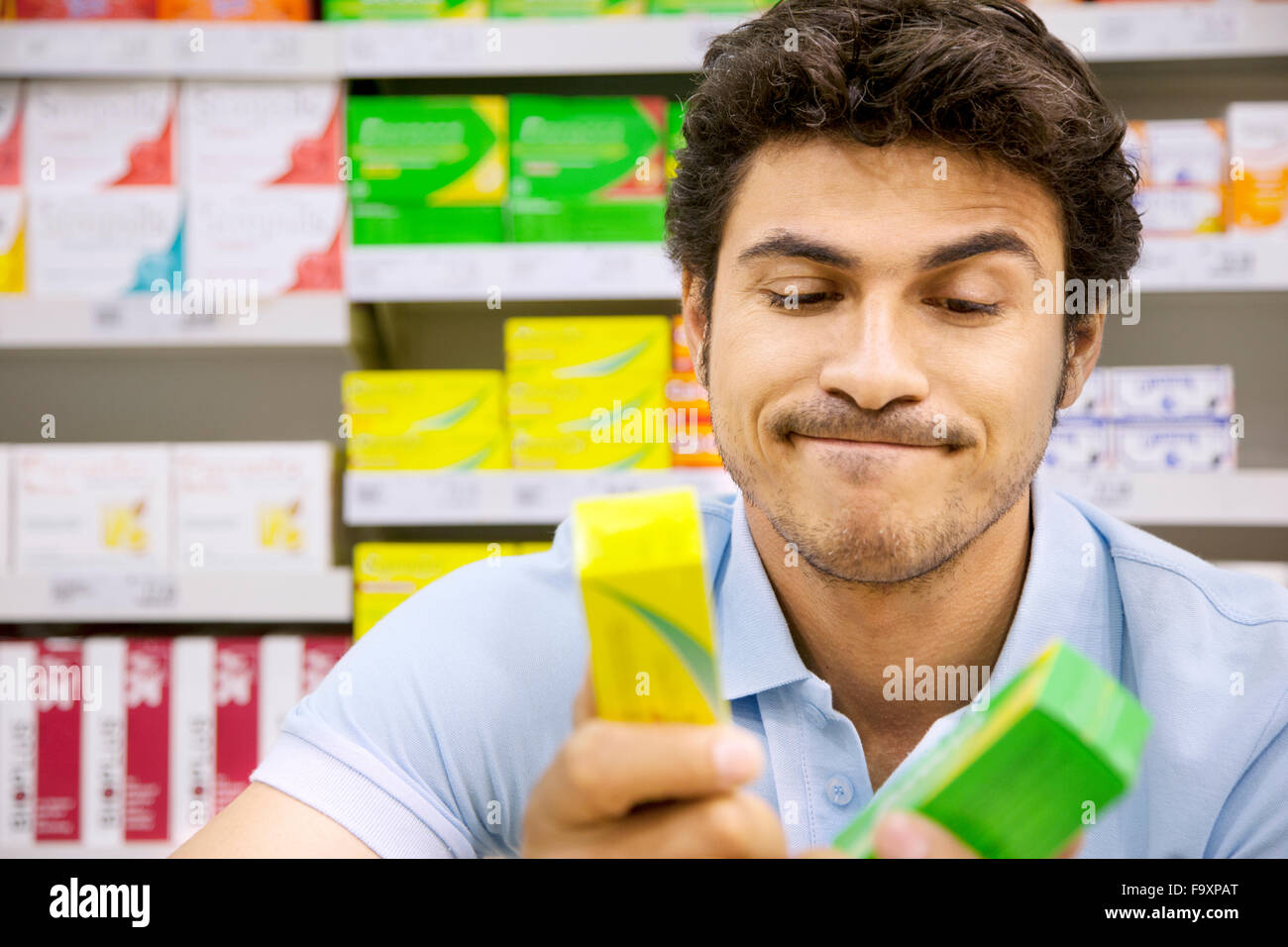 Comparing two products hi-res stock photography and images - Alamy