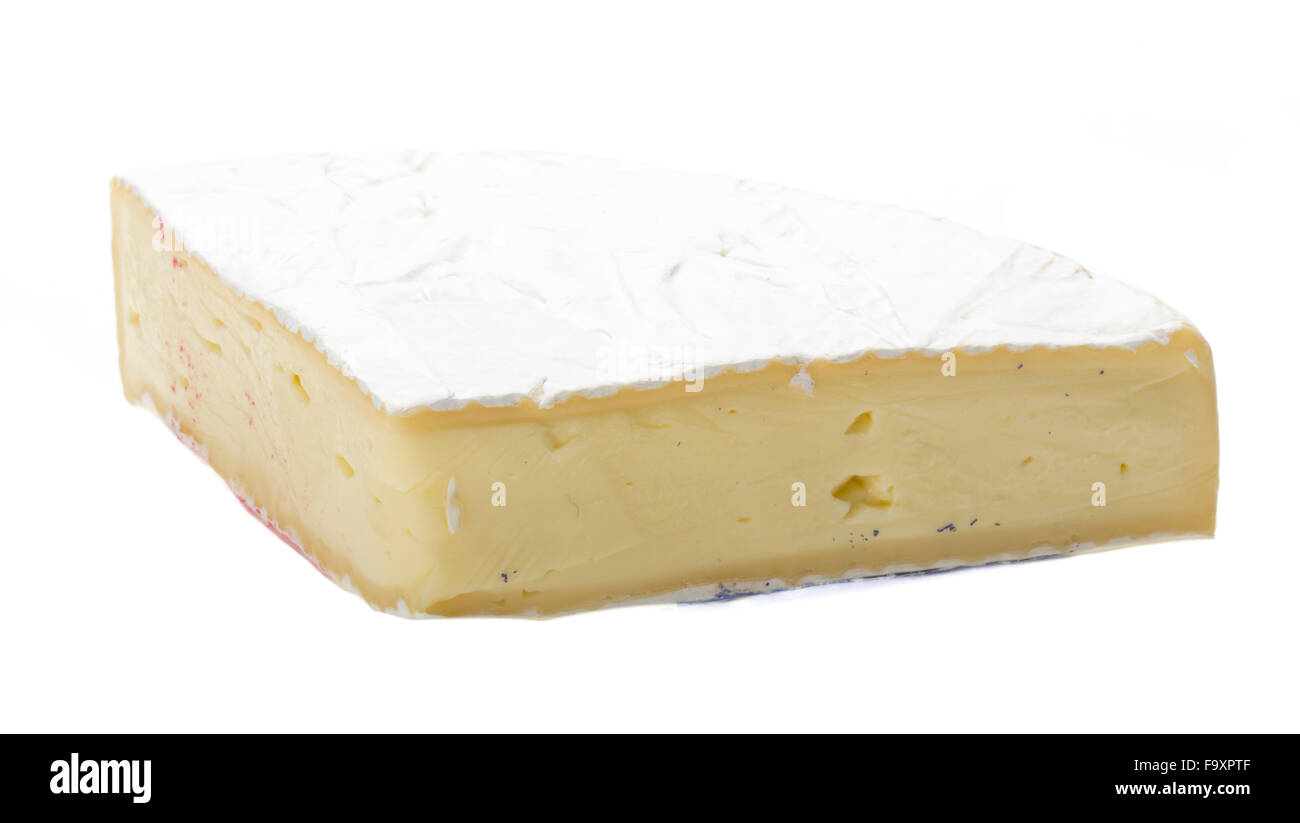 A piece of soft brie cheese Stock Photo - Alamy