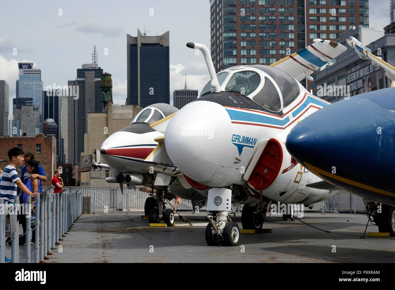The flight deck of USS Intrepid aircraft carrier.Intrepid Sea, Air ...