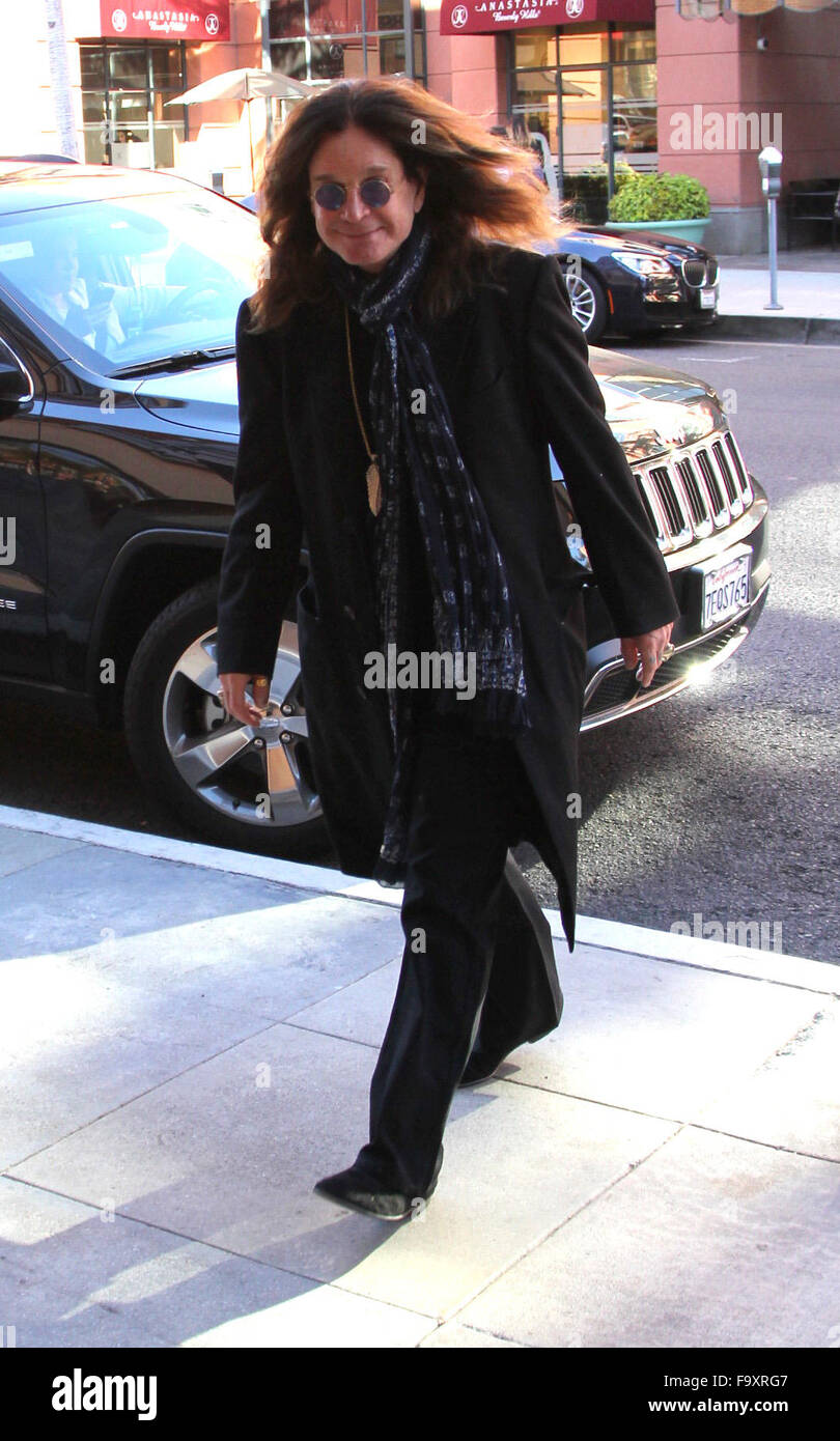 Ozzy Osbourne out and about running errands Featuring: Ozzy Osbourne ...
