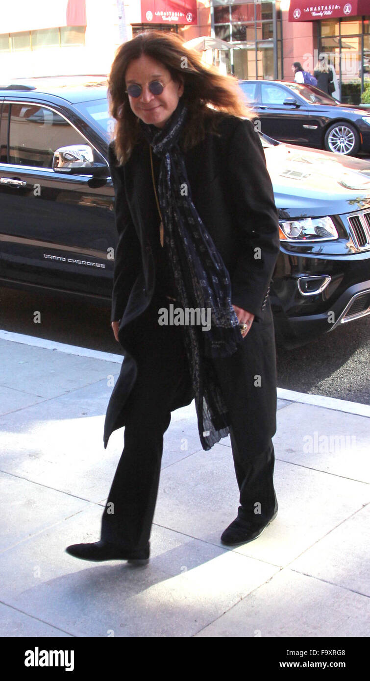 Ozzy osbourne out and about running errands featuring hi-res stock ...