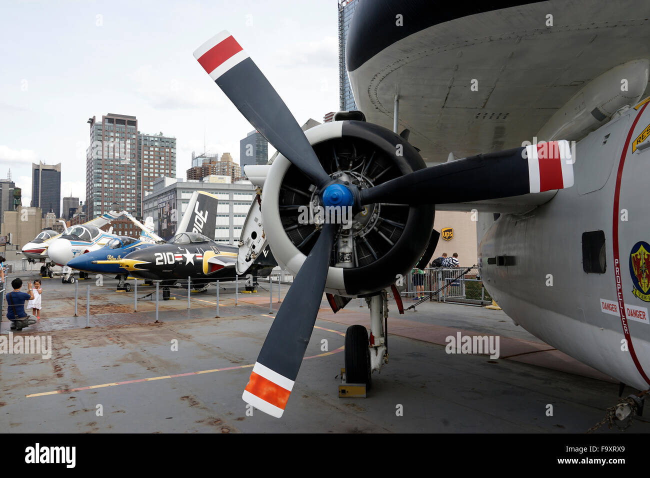 The flight deck of USS Intrepid aircraft carrier.Intrepid Sea, Air ...