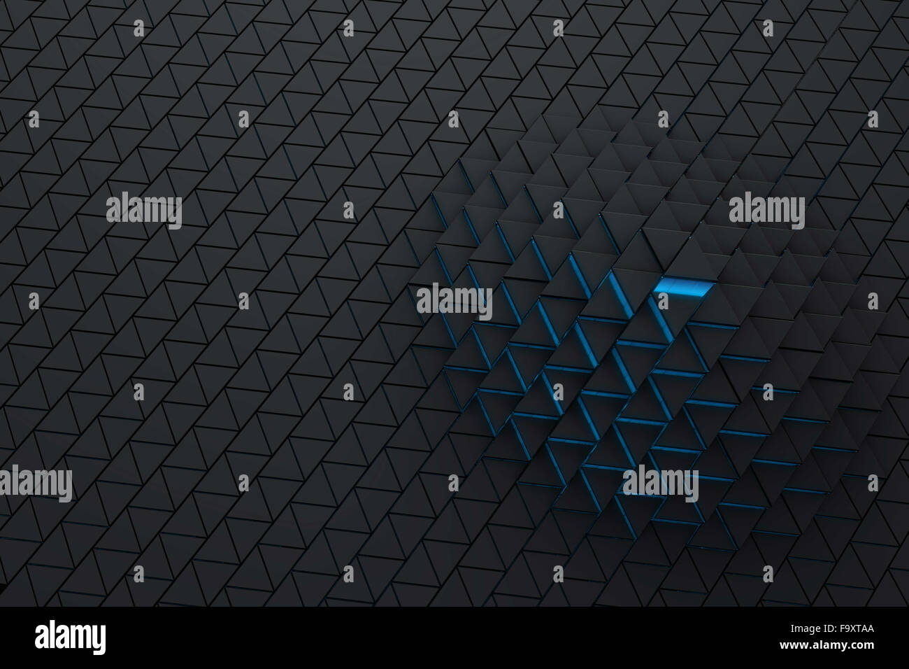 Black and blue triangle background Stock Photo - Alamy