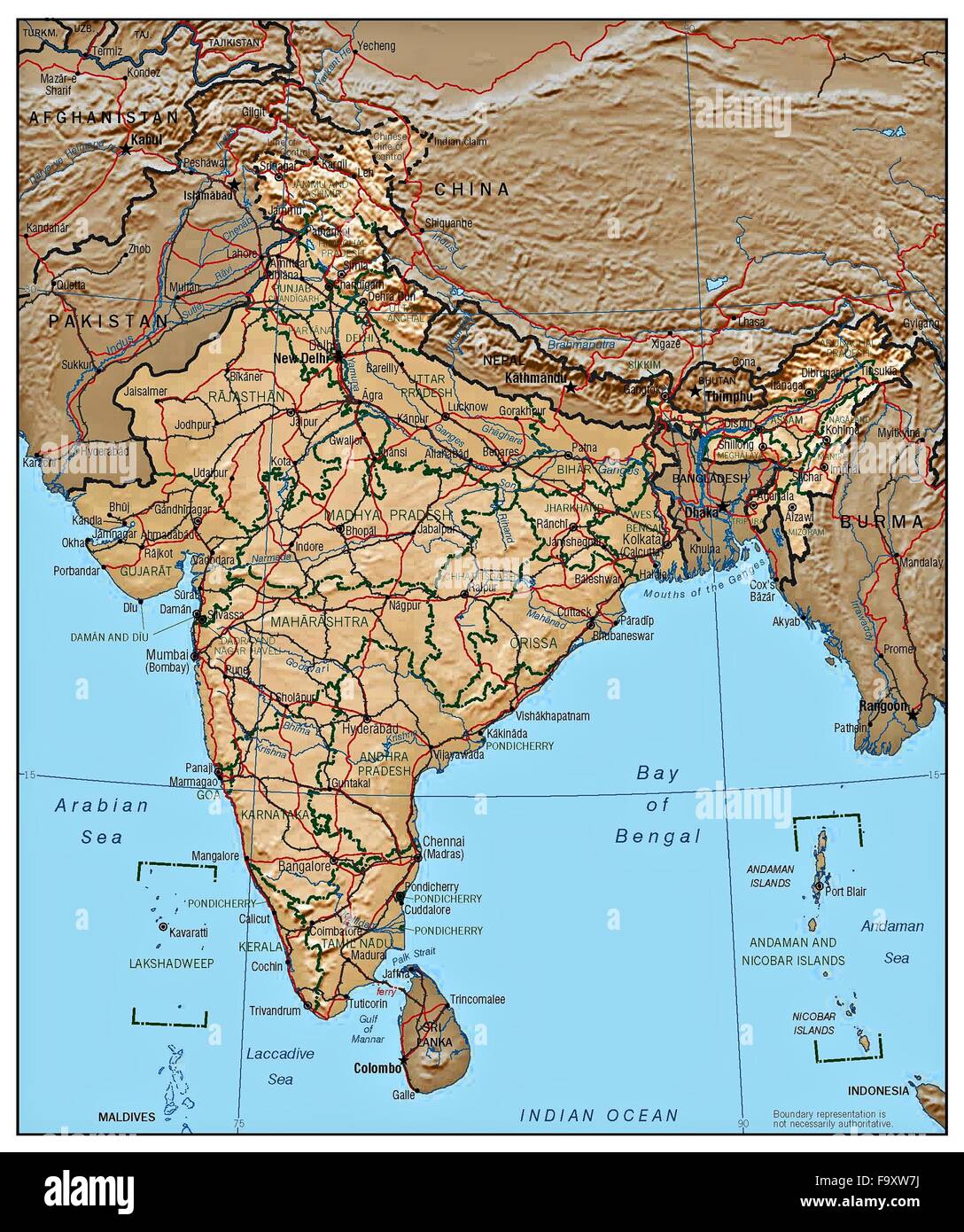 Historic India Map High Resolution Stock Photography and Images - Alamy