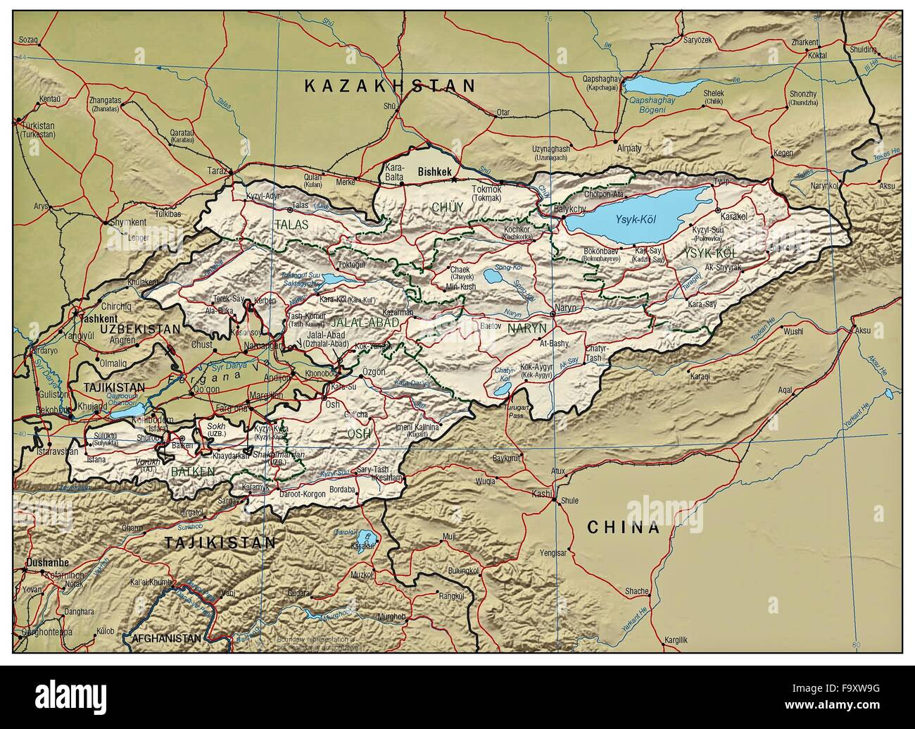 Physiography map hi-res stock photography and images - Alamy