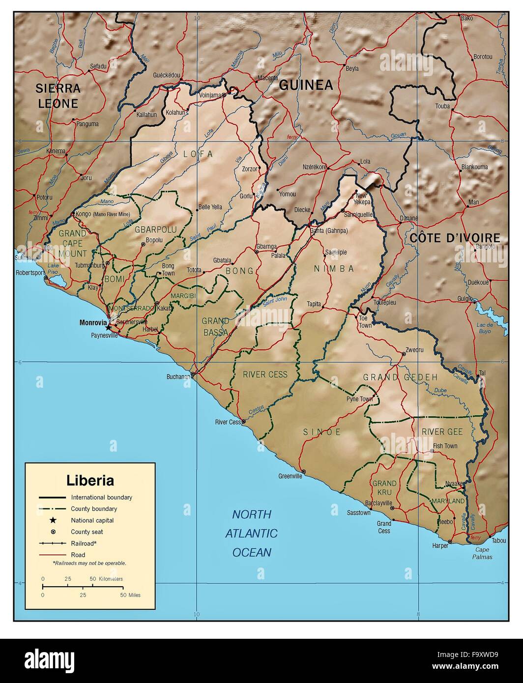 Physiography map hi-res stock photography and images - Alamy