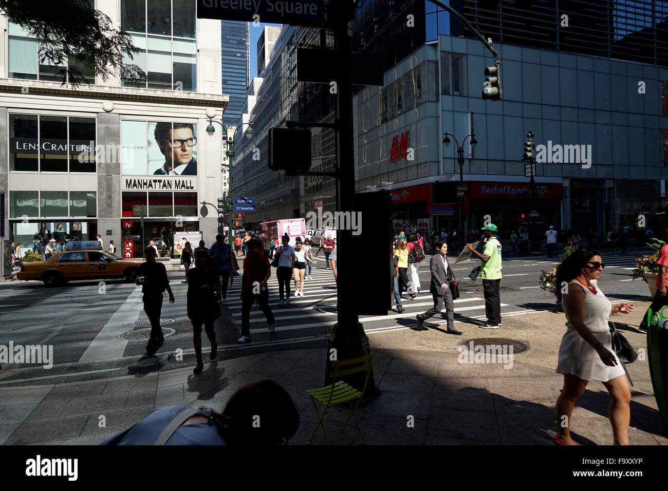 Street scene of Midtown Manhattan.New York City, USA Stock Photo - Alamy