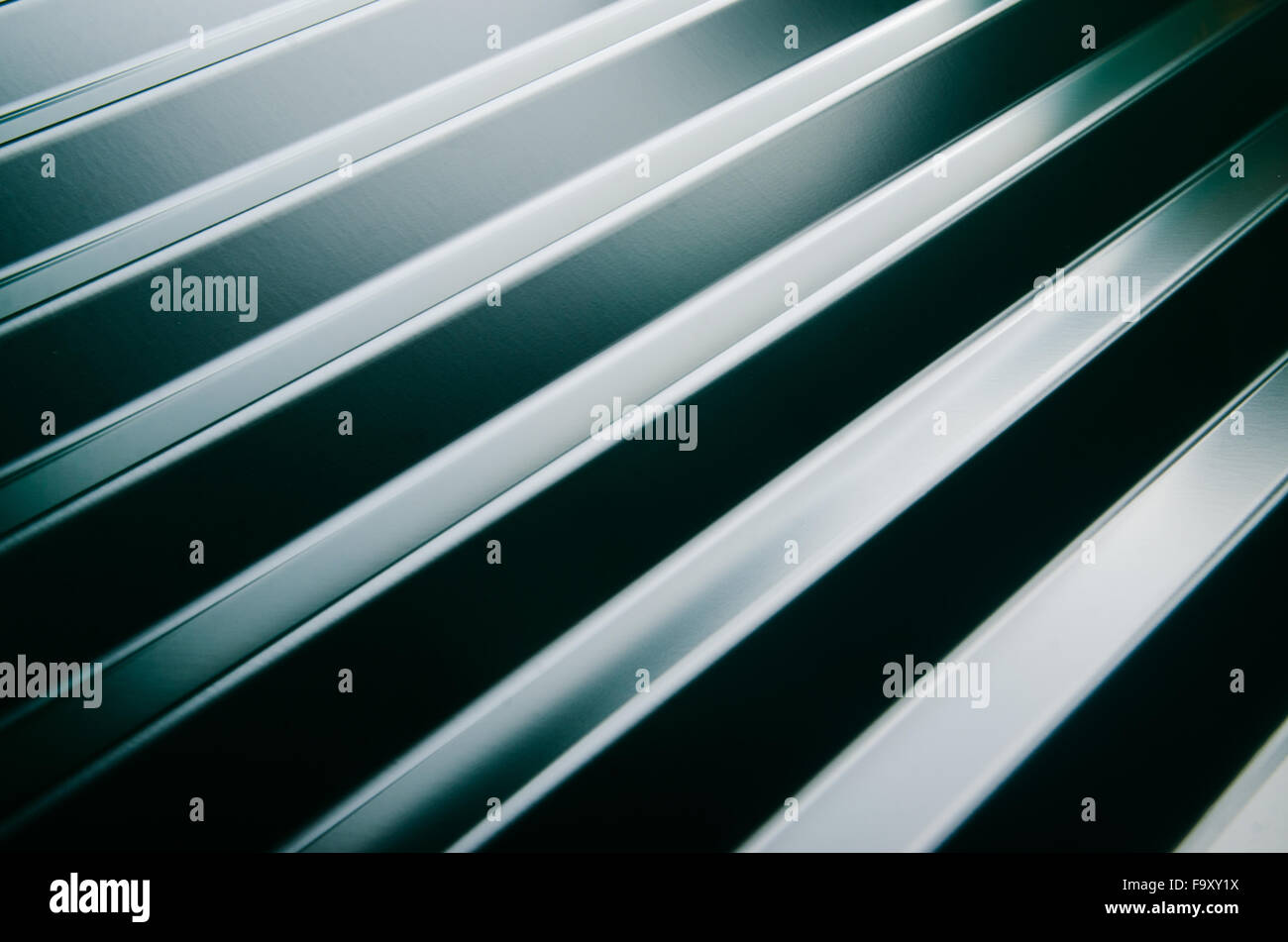 Close up of metal roof tile Stock Photo - Alamy