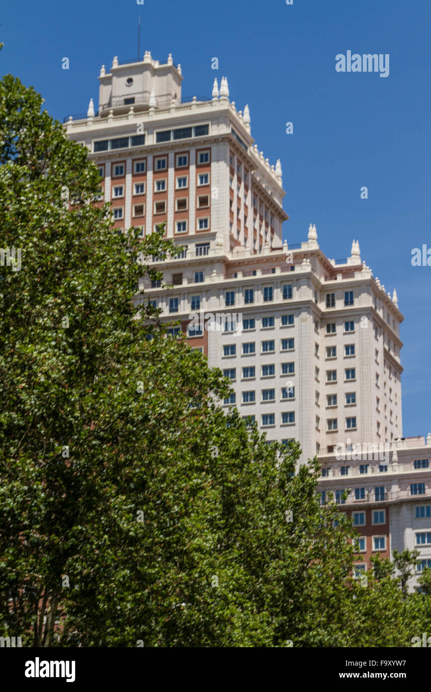 Urban landscape, Madrid Stock Photo - Alamy