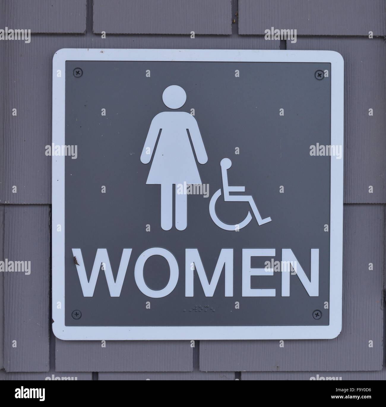 Bathroom sign for women Stock Photo - Alamy