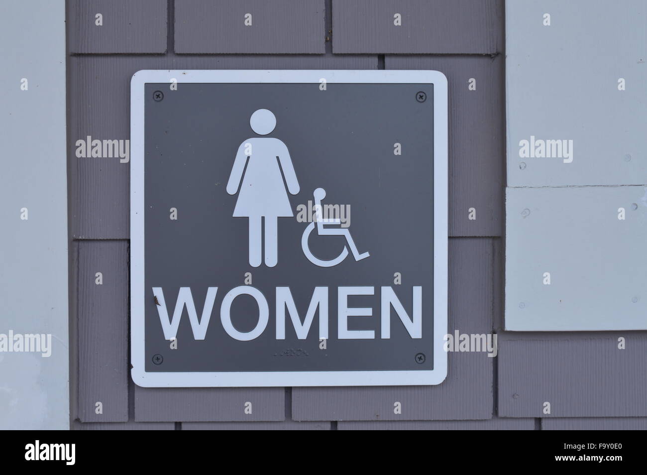 Bathroom sign for women Stock Photo - Alamy