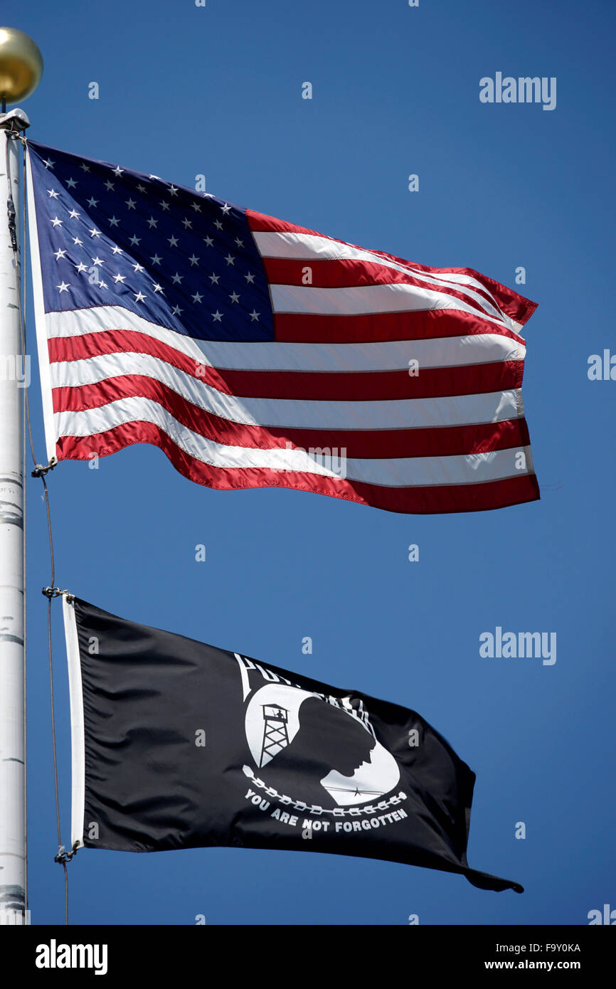 United states pow mia flag hi-res stock photography and images - Alamy